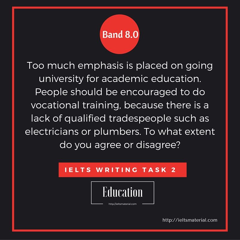 IELTS Writing Task 2 Argumentative Essay Of Band 8 5 Education