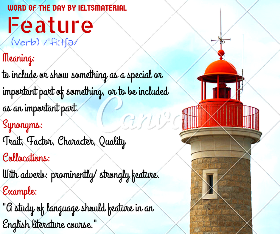 Feature - Word Of The Day For IELTS Speaking And Writing
