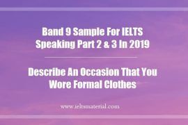 IELTS Speaking Part 1 Band 9 Sample - Topic: Parks/ Public Gardens