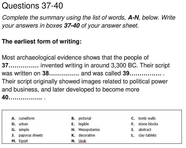 How Did Writing Begin IELTS Reading Answers IELTSMaterial How Did Writing Begin IELTS Reading Answers IELTSMaterial