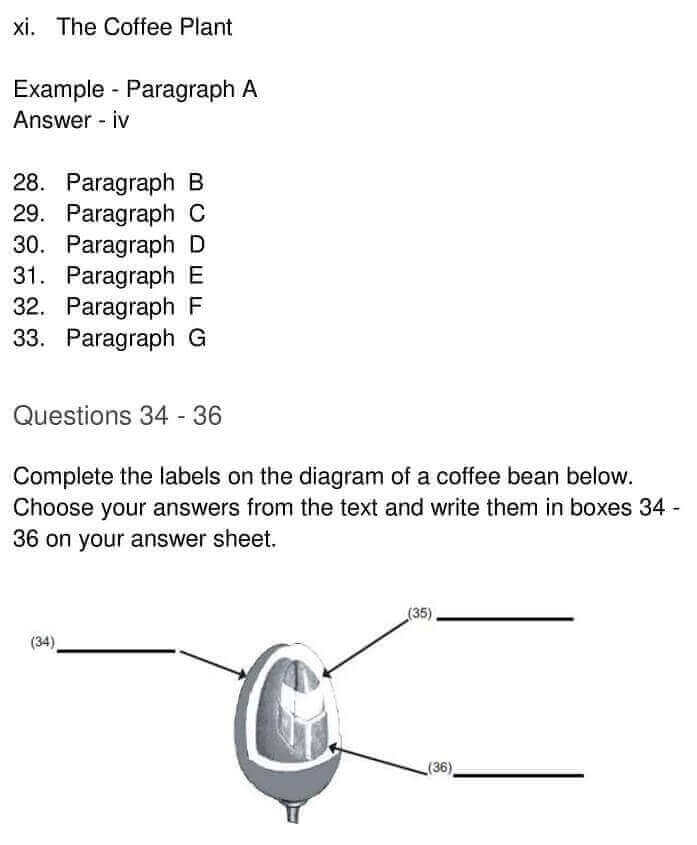 IELTS Academic Reading ‘The Story of Coffee’ Answers | IELTSMaterial.com