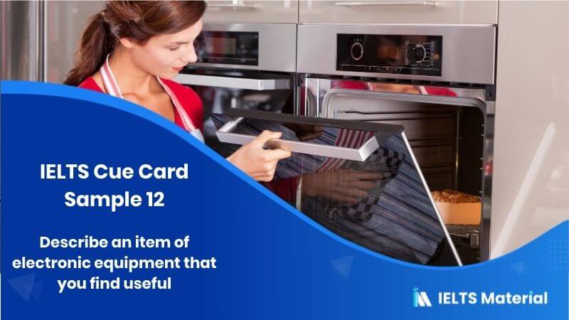 Describe a piece of electronic equipment that you find useful - IELTS ...