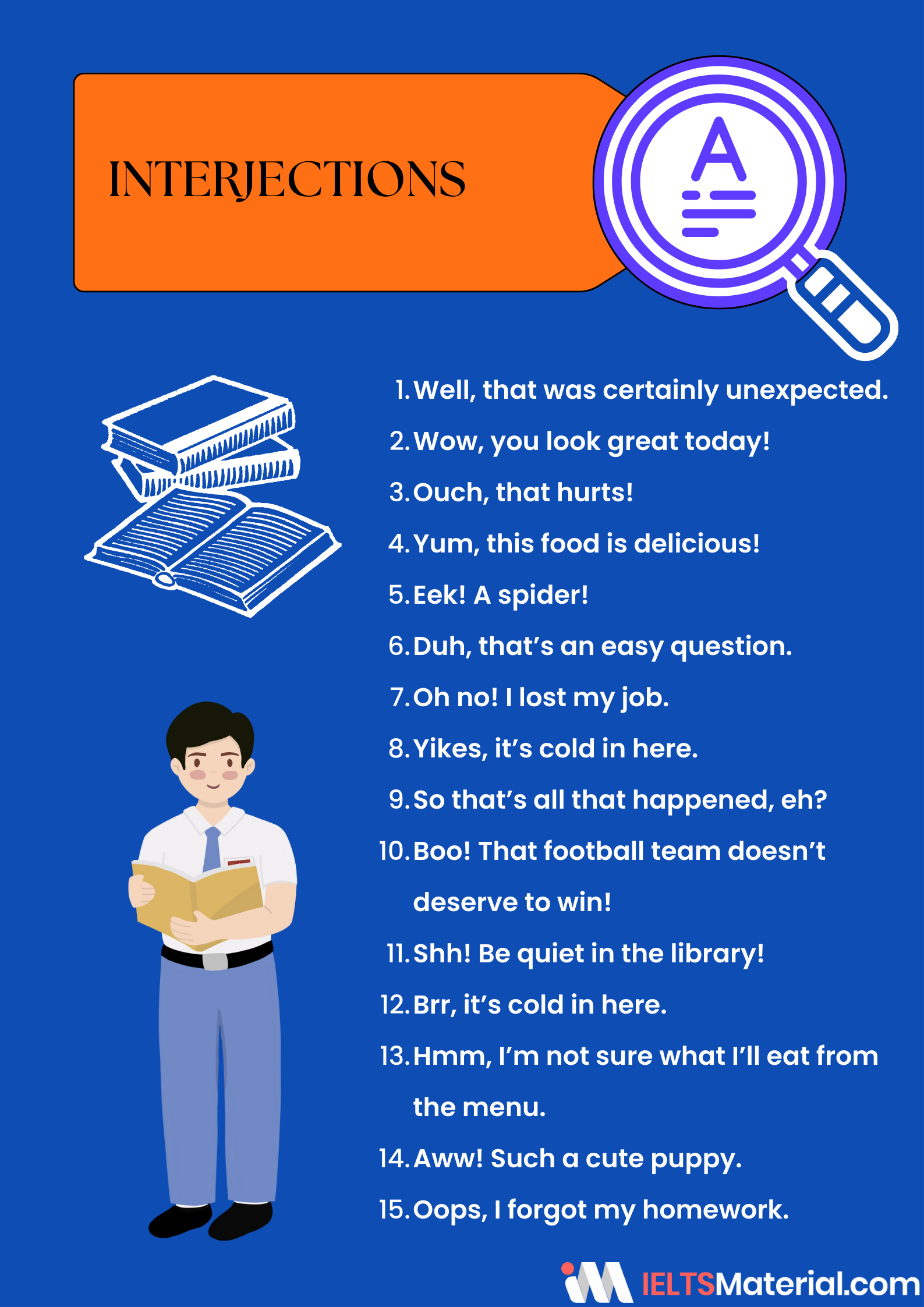 Interjection: Definition, Examples, and a List of Common Ones